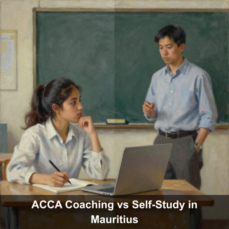 ACCA Coaching vs Self-Study in Mauritius | Mirchawala